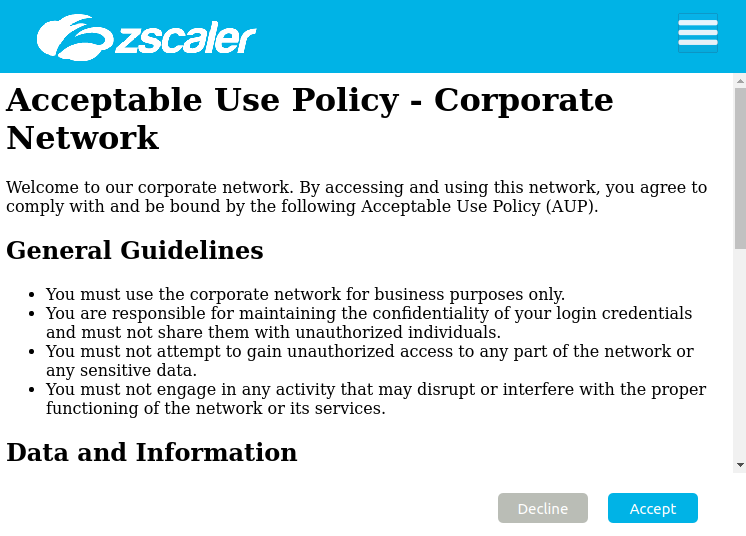 Zscaler Help