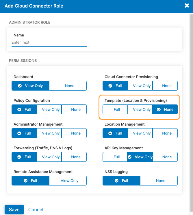 Cloud Connectorロールの追加