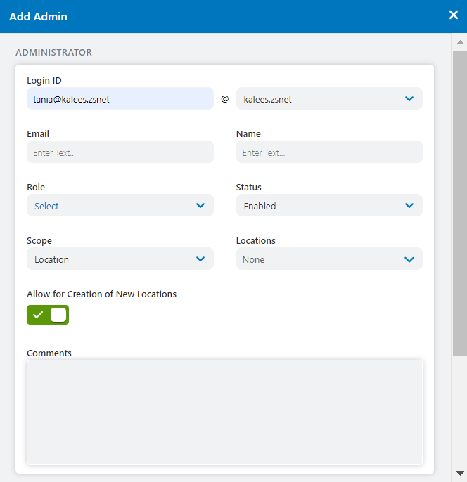 Adding Super Admins | Zscaler