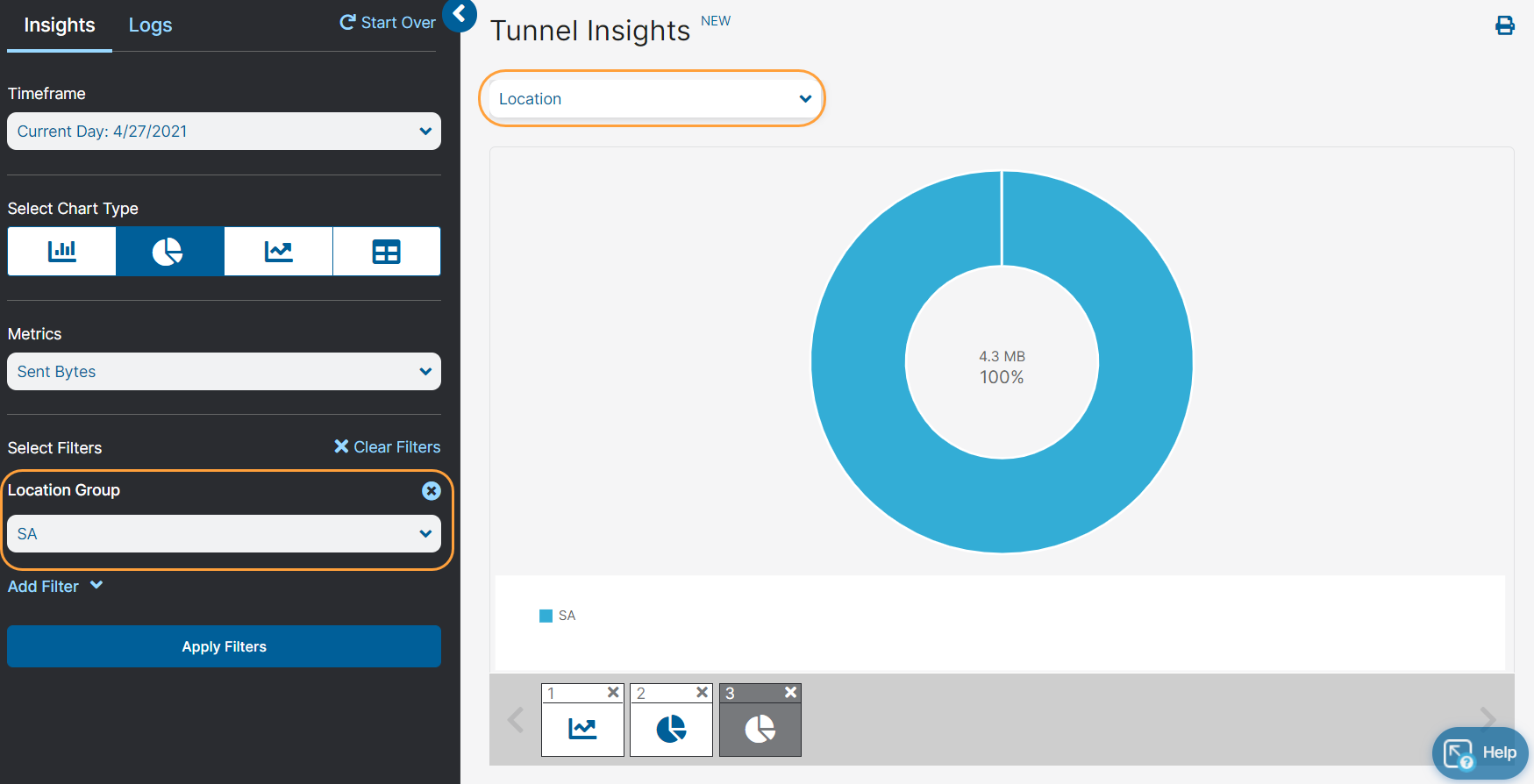 Analyzing Traffic Using Insights | Zscaler