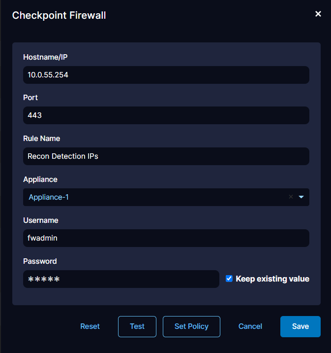 How to Configure the Check Point Firewall Containment Integration | Zscaler