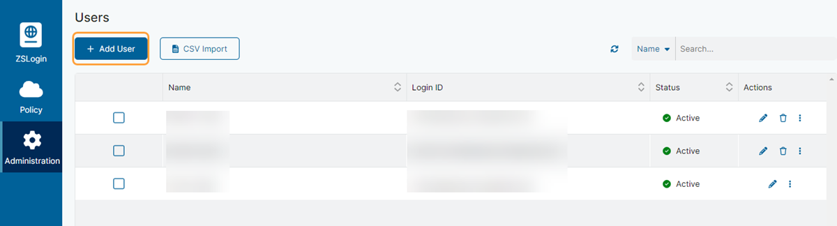 Adding a User | Zscaler