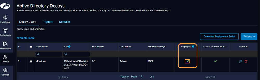 Running the Decoy Deployment Script on an Active Directory | Zscaler