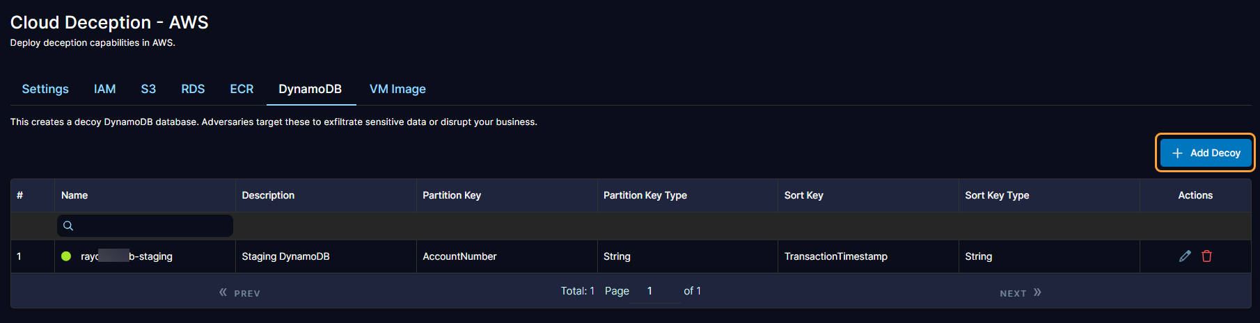 Creating a DynamoDB Decoy in AWS | Zscaler