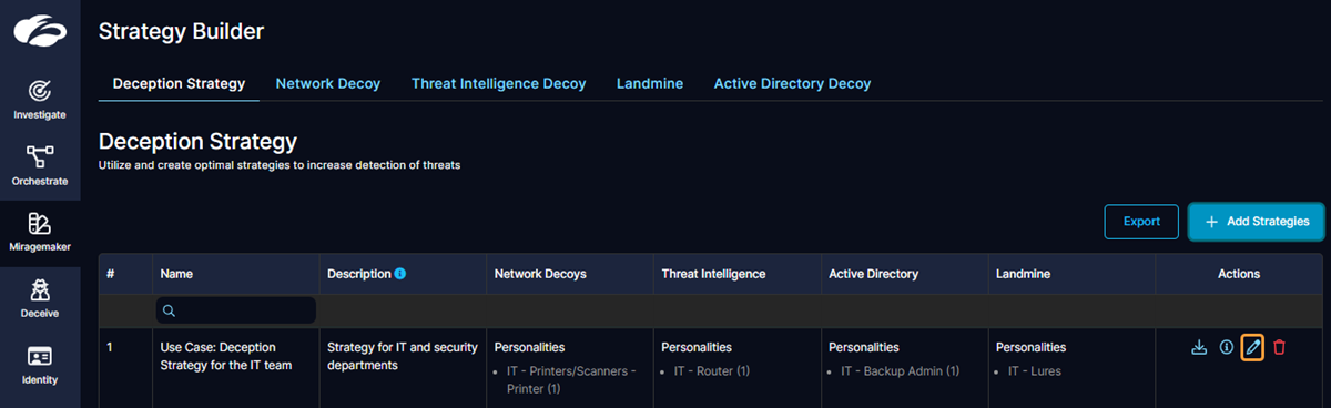 Editing or Deleting a Strategy | Zscaler