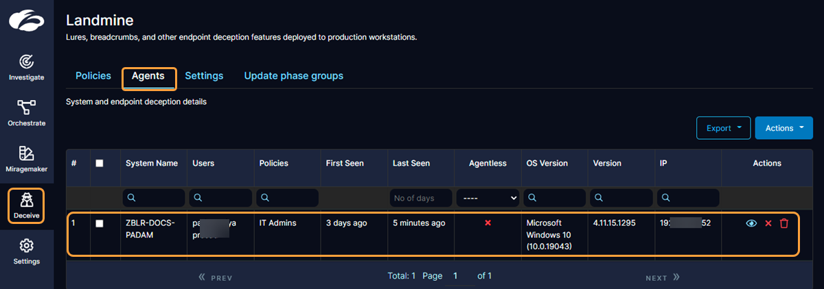 Installing a Landmine Agent on Windows | Zscaler