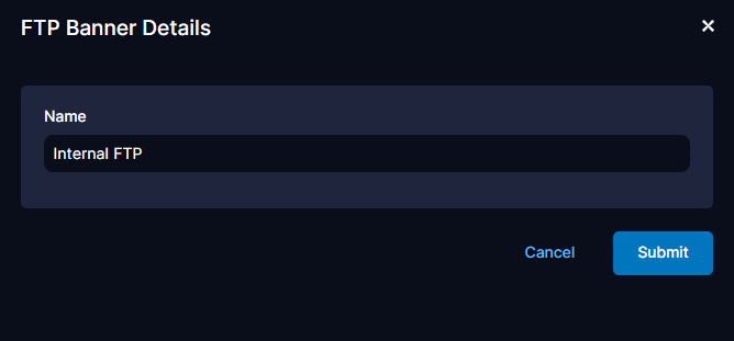FTPバナーの設定と管理 | Zscaler