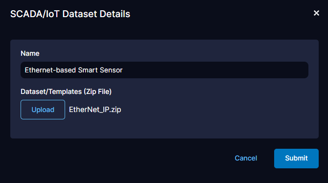 Editing or Deleting a SCADA/IoT Dataset | Zscaler