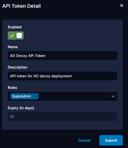 Editing or Deleting an API Token | Zscaler