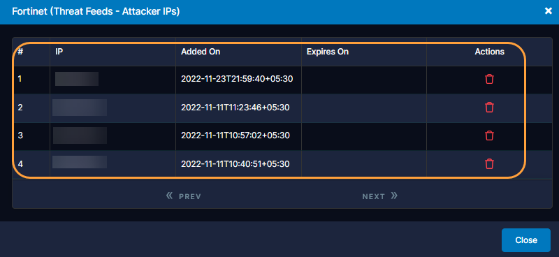 Viewing the Contained Attacker Details | Zscaler