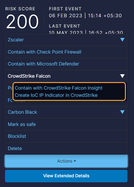 CrowdStrike用の封じ込め構成ガイド | Zscaler