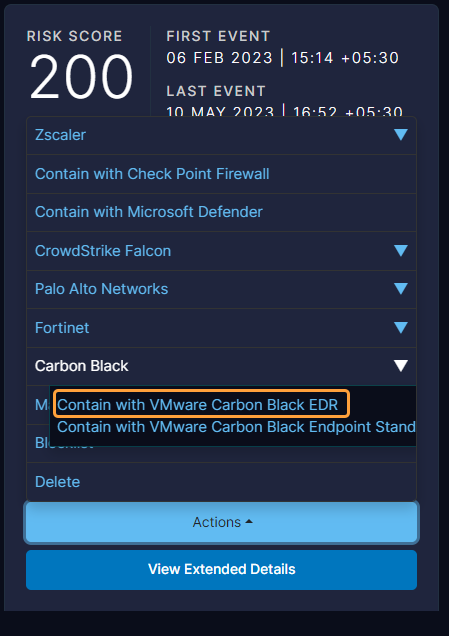 Containment Configuration Guide for VMware Carbon Black EDR | Zscaler