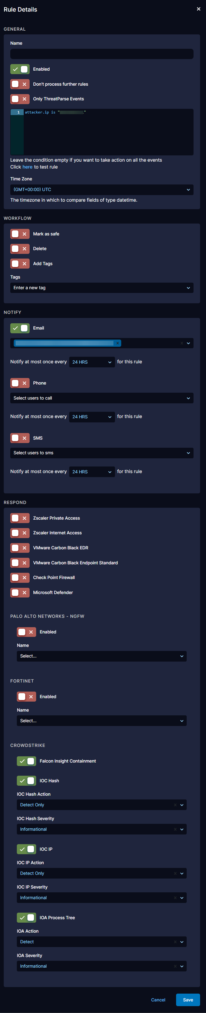 Editing or Deleting a Rule | Zscaler