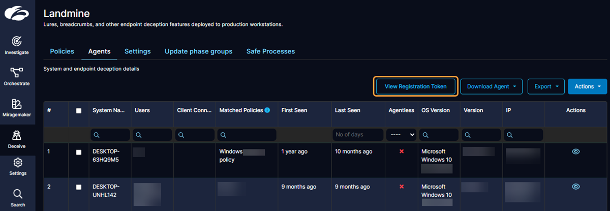 Obtaining the Agent Registration Token | Zscaler
