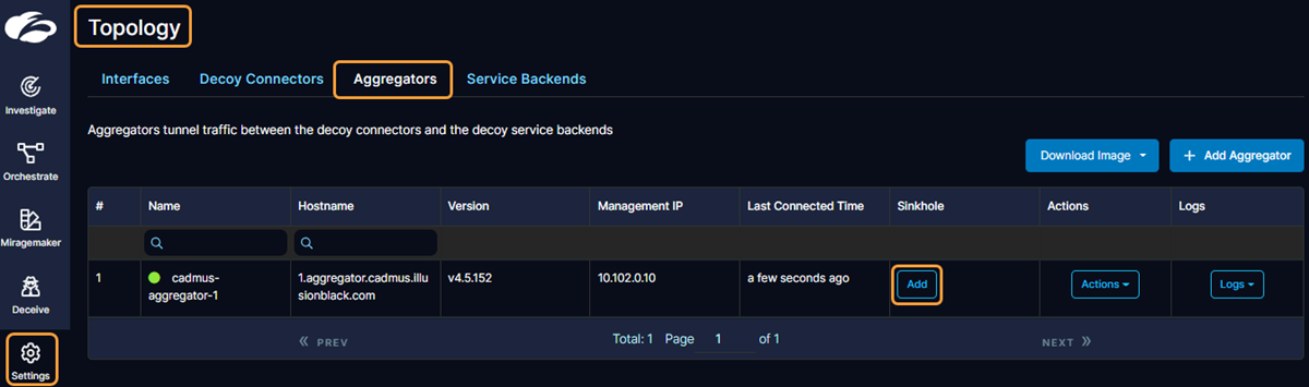 Configuring a Sinkhole for Aggregators | Zscaler