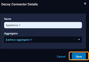 Adding and Connecting a Decoy Connector to the Zscaler Deception Admin ...