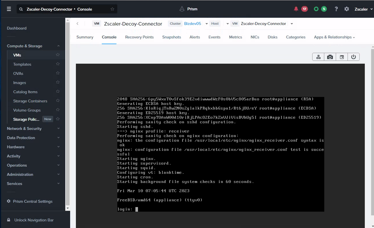 Decoy Connector Deployment Guide for Nutanix AHV | Zscaler