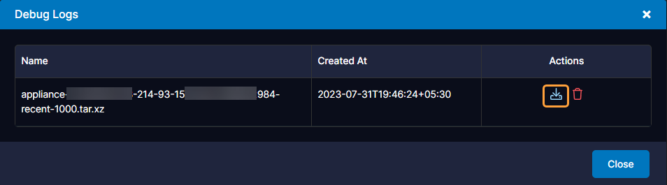 Downloading Decoy Connector Debug Logs | Zscaler