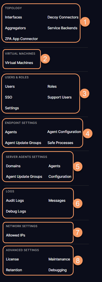 About Settings Zscaler