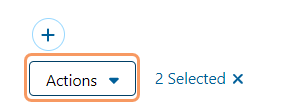 Actions menu