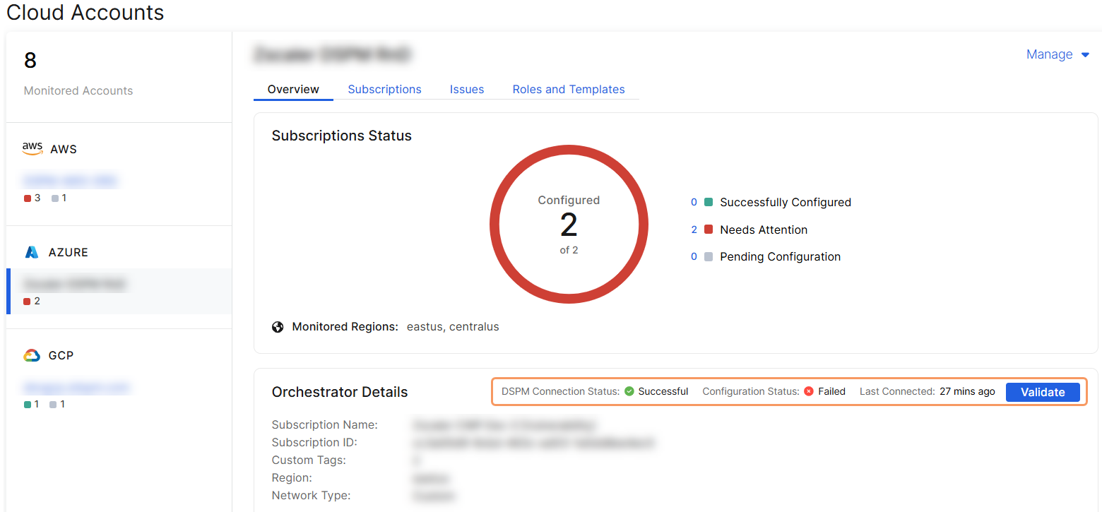 Viewing Orchestrator Status | Zscaler