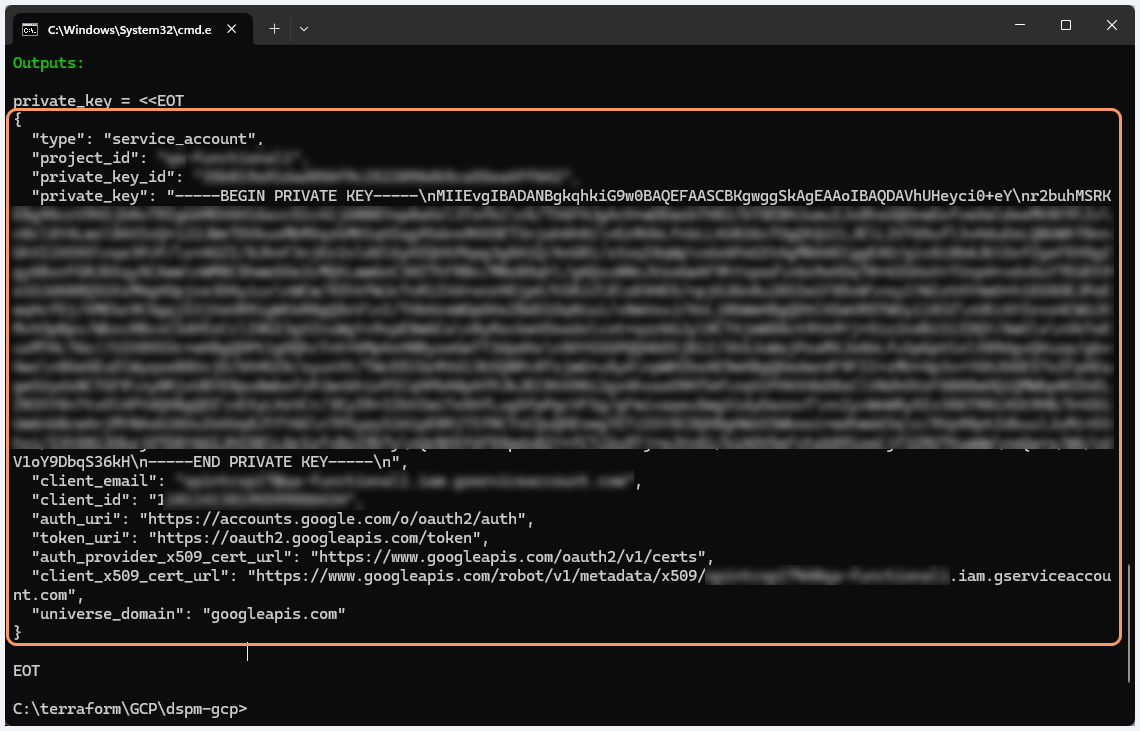 Tree Discovery Template JSON Output