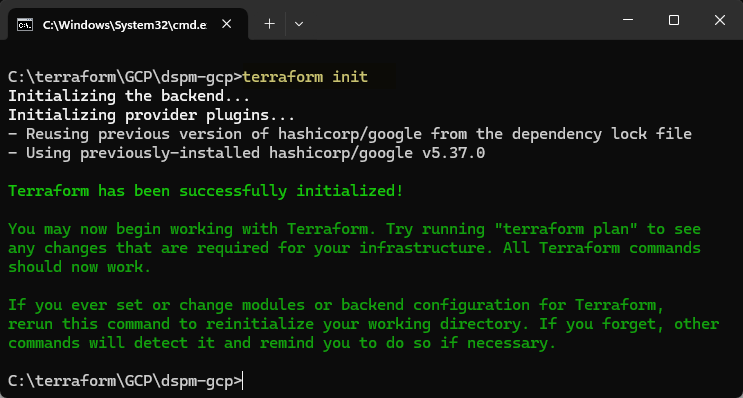 Terraform Tree Discovery Initialization