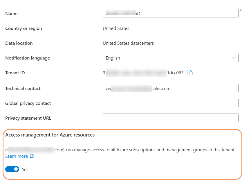 Enable Access Management for Azure Resources