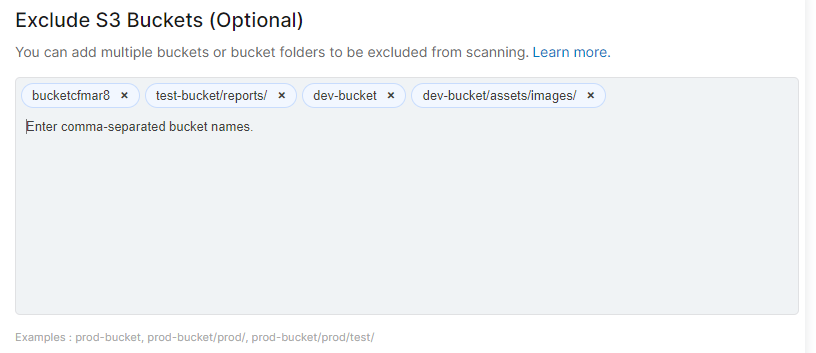 Configuring Scan Settings for AWS Cloud Storage | Zscaler