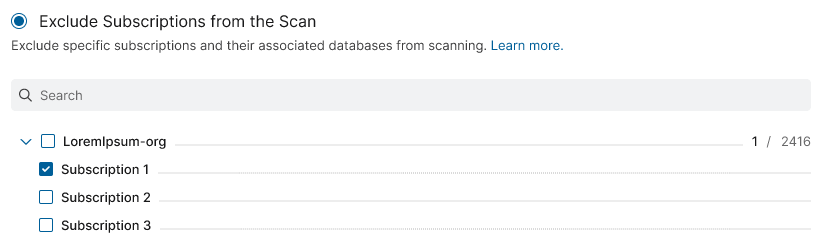 Configuring Scan Settings for Azure Database | Zscaler