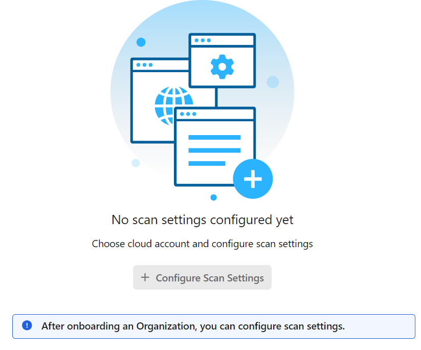 Configure the scan setting