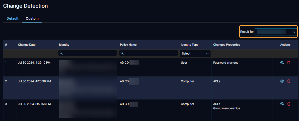 Deleting an Active Directory Property Change Details | Zscaler