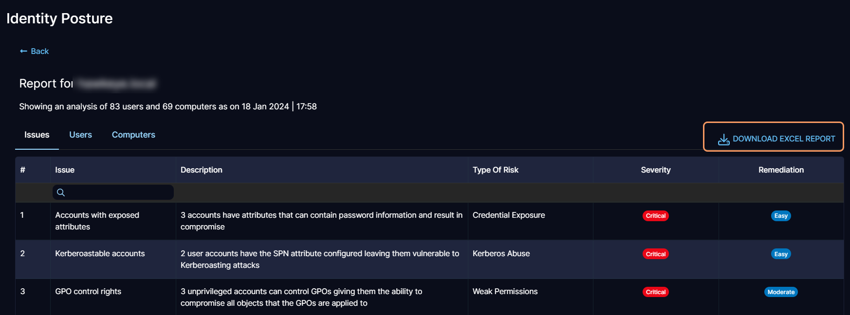 Downloading the Vulnerability Report | Zscaler