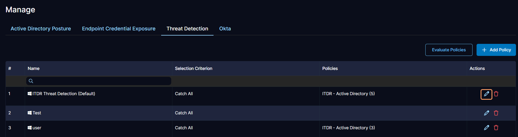 Configuring the Active Directory Threat Detection Module | Zscaler