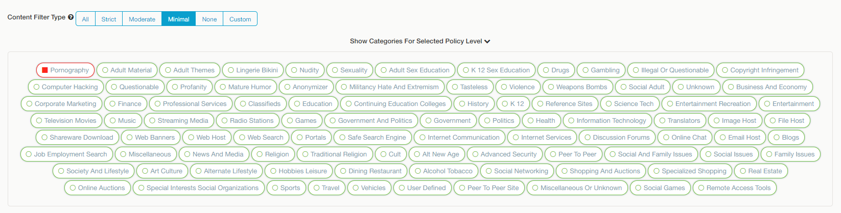 About Content Filters | Zscaler