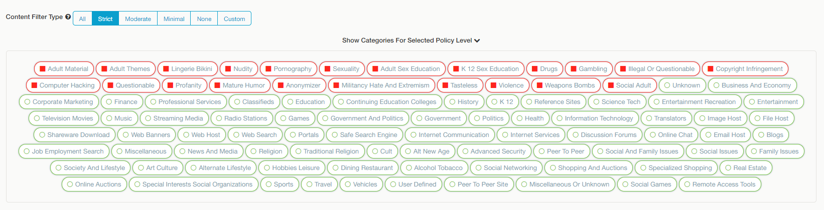 About Content Filters | Zscaler