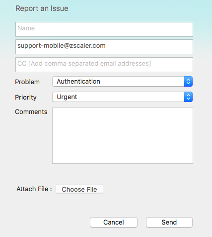 Reporting an Issue with Zscaler Client Connector | Zscaler