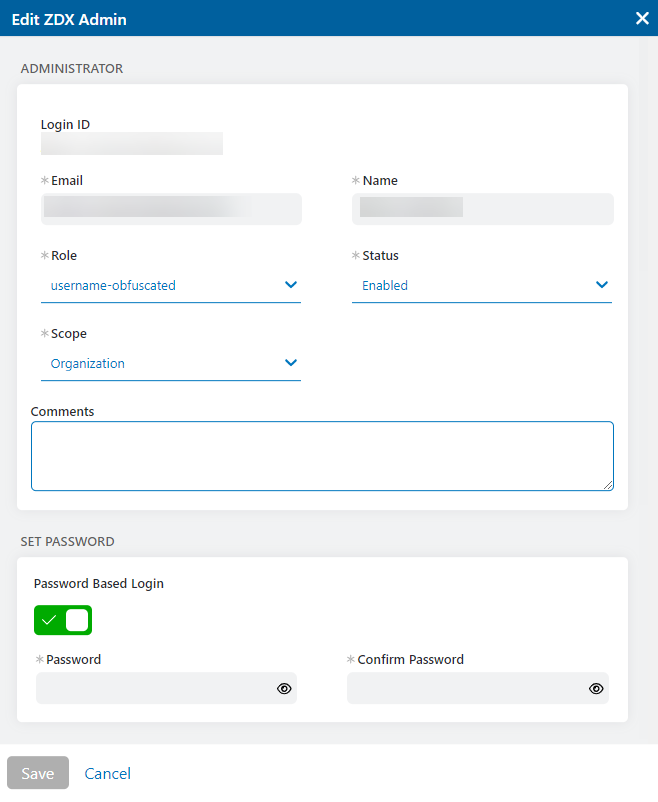 Managing ZDX Admins | Zscaler