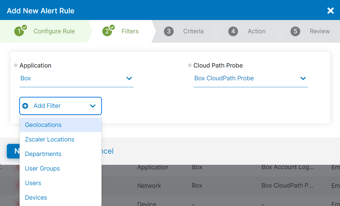 Triggering an Alert | Zscaler