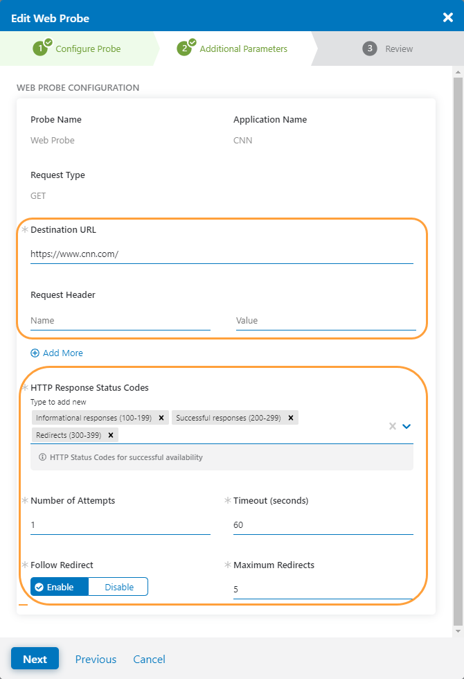 Editing a Probe | Zscaler