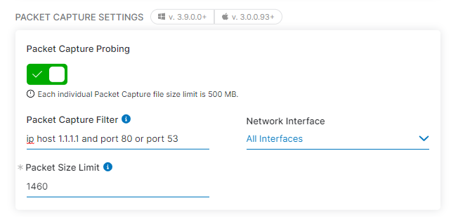 Starting a New Deep Tracing Session | Zscaler