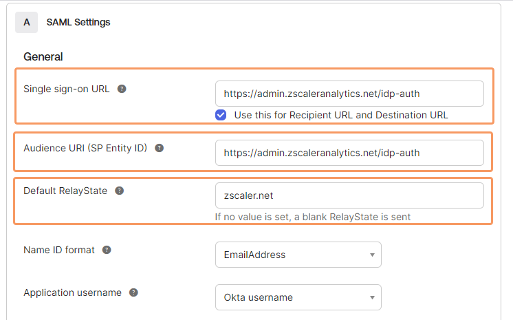 SAML Configuration Guide for Okta | Zscaler
