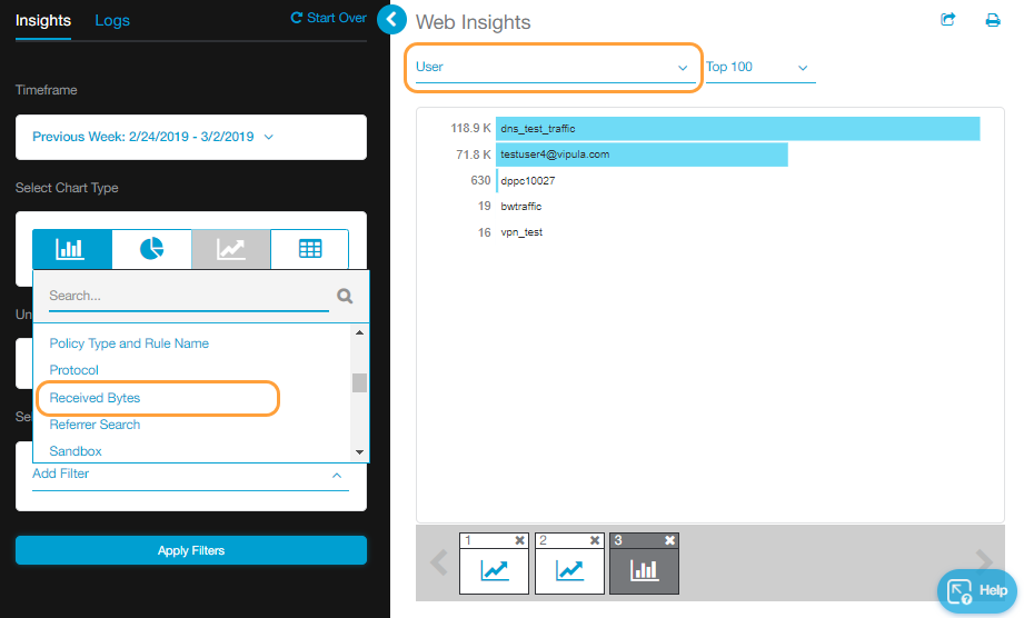 Viewing User Reports in Web Insights | Zscaler