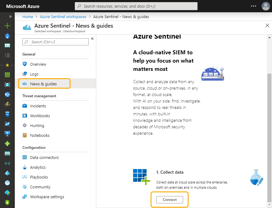 ZIA and Microsoft Azure Sentinel Deployment Guide | Zscaler