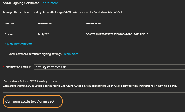 Admin Saml Configuration Guide For Azure Active Directory Zscaler Customer Community