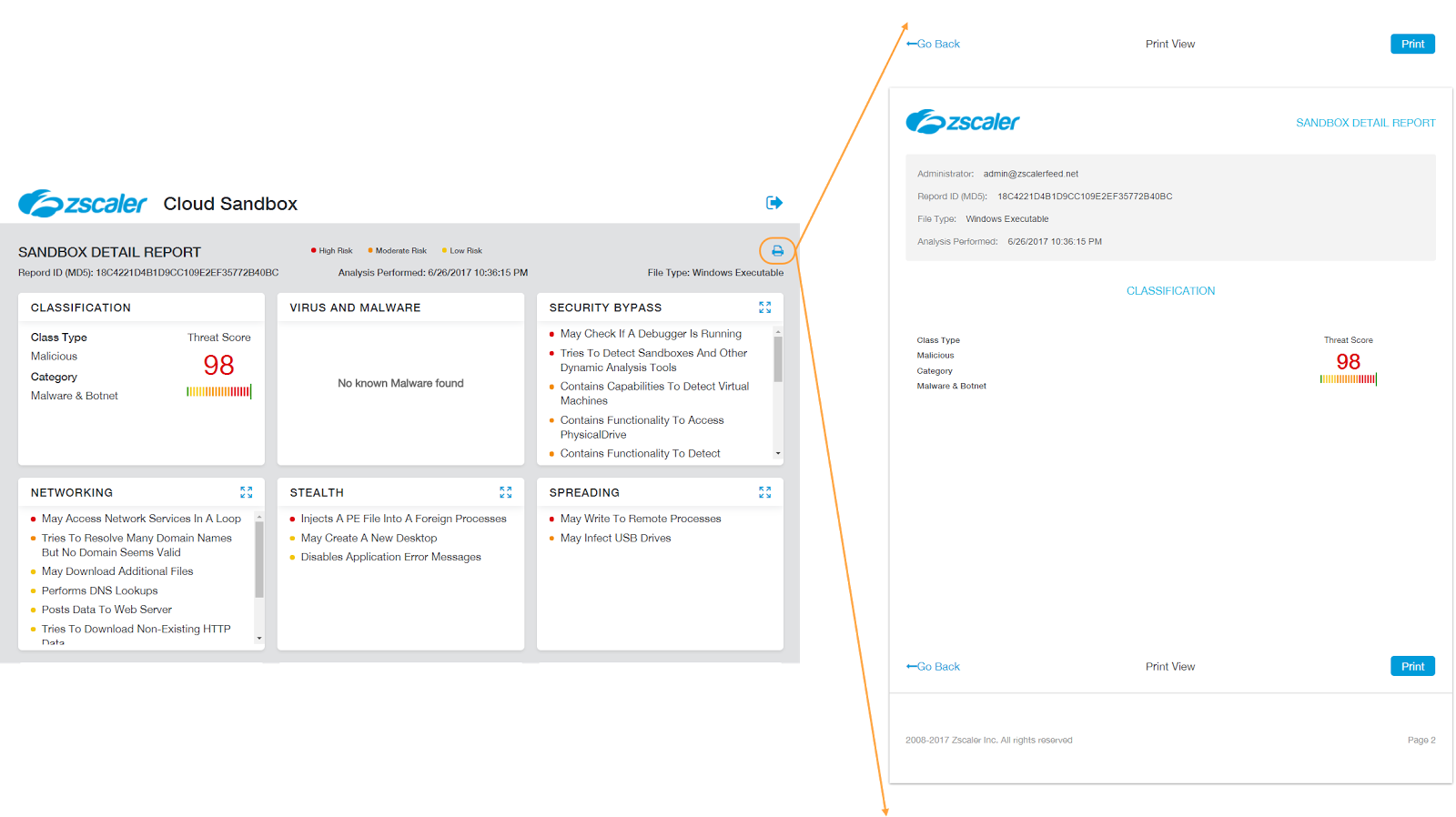 Viewing Sandbox Reports and Data | Zscaler Customer Community