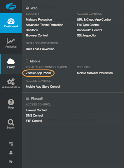 About the Zscaler App Portal | Zscaler