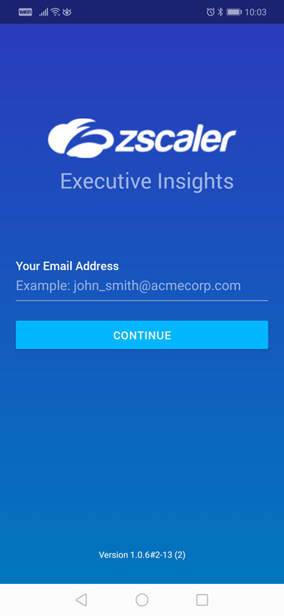 Accessing and Using the Executive Insights App | Zscaler