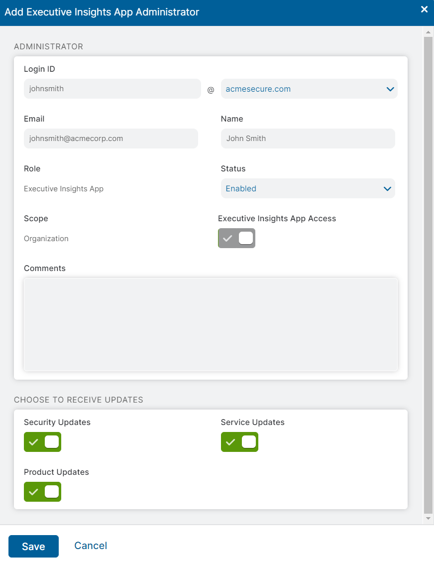 Accessing and Using the Executive Insights App | Zscaler