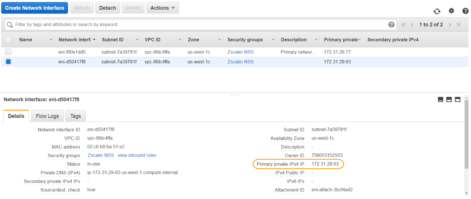 NSS Deployment Guide for Amazon Web Services | Zscaler